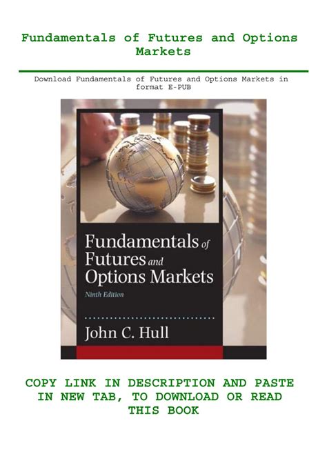 Download Fundamentals Of Futures And Options Markets In Format E Pub