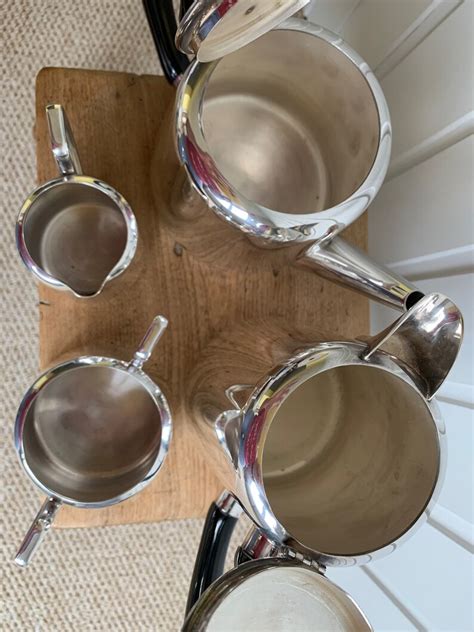 Vintage Silver Tea And Coffee Set Etsy Uk
