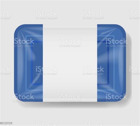 플라스틱 트레이 셀로판 커버 컨테이너 이랑 디자인에 대 한 템플릿입니다 플라스틱 식품 용기 흰색 레이블 서식 파일을 취소 합니다