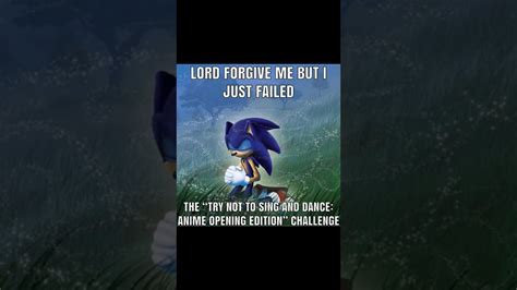 Sonic Failed The Challenge Youtube