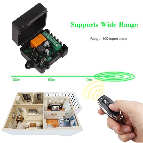433mhz Rf Remote Control Wireless Switch Dc 12v 24v 36v 10a 1ch Rf
