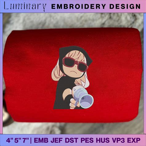 Cute Anime Girl Embroidery Designs Inspired Anime Embroider Inspire