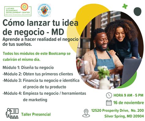 Cómo Lanzar Tu Idea De Negocio En Md En Persona