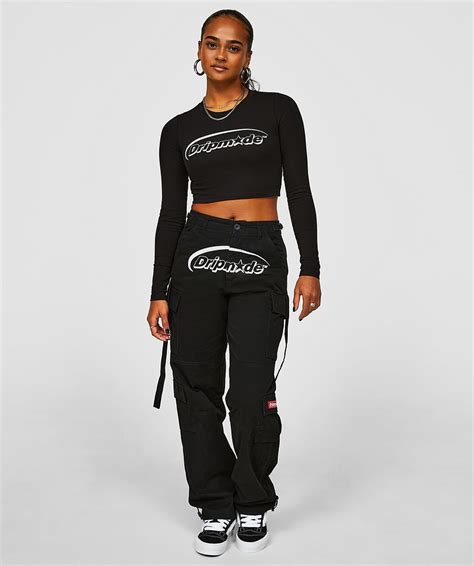 Womens Ambush Long Sleeve Crop Top Dripmade