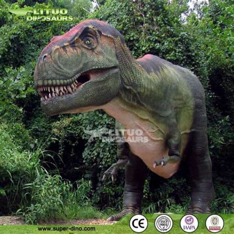 Jurassic Park Simulation Robot Life Size Dinosaur Of T Rex High