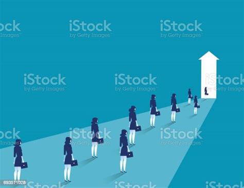 사업가 그룹 산책 비즈니스 성공 벡터 일러스트 레이 션을 여자 사업가에 대한 스톡 벡터 아트 및 기타 이미지 여자 사업가