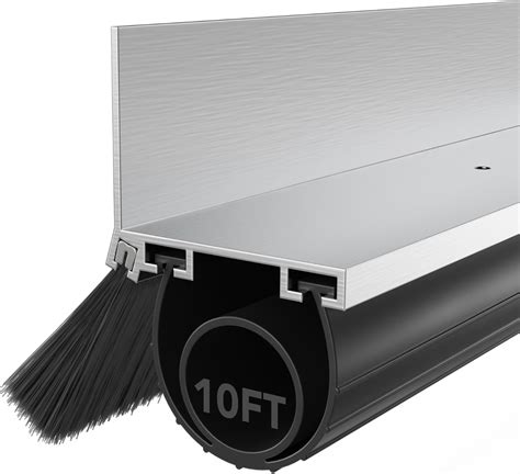Wichemi Garage Door Seals Kit 10 Ft Uo Door Seal Bottom Rubber With
