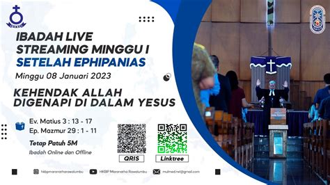 IBADAH MINGGU I SETELAH EPHIPANIAS HKBP MARANATHA RAWALUMBU Minggu 8