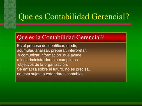 Ppt Contabilidad Gerencial 1 Tema 1 Powerpoint Presentation Free