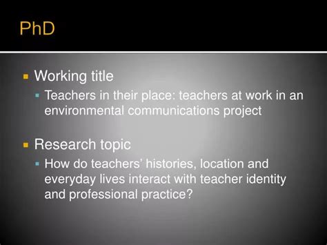 PPT PhD PowerPoint Presentation Free Download ID 4876000