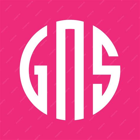 Premium Vector Gms Logo Design Template On Pink Background