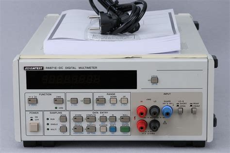 Advantest R6871E DC 7 5 Digit Digital Multimeter Rescience