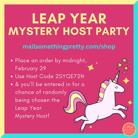 Leap Year Mystery Host Party