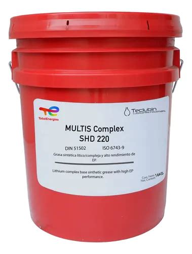Totalenergies Multis Complex Shd 220 Grasa Sintética Envío Gratis