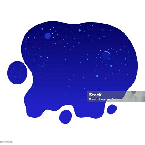 밤 별이 빛나는 하늘 플랫 벡터 일러스트레이션 자기 발견 기회 관찰 은유 영감과 상상력 개념 감시에 대한 스톡 벡터 아트 및 기타 이미지 Istock