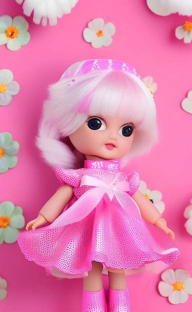 Mu Eca Barbie Linda Rubia Foto Premium