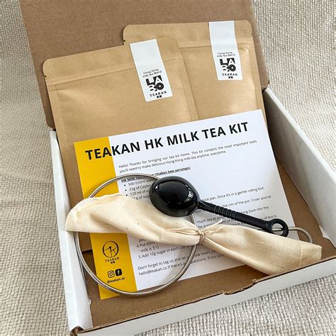 Hk Milk Tea Kit And Refills Teakan Tea Company
