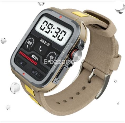 Udfine Watch GT Smartwatch Yellow Color E Bazar Org
