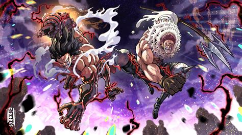 Epic Showdown Luffy Vs Katakuri One Piece Hd Anime Wallpaper By