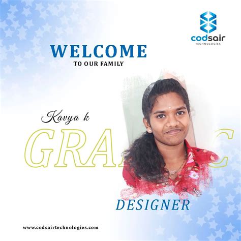 codsair technologies on linkedin 🎉 welcome to our talented new graphic