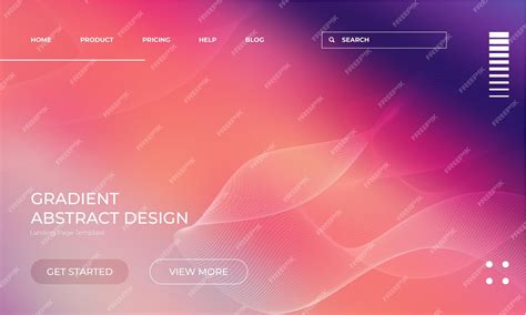 Premium Vector | Vector gradient background design for landing page ...