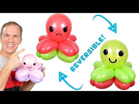 Como Hacer PULPO REVERSIBLE Pulpito Reversible Con Globos REAL Globoflexia Gustavo Gg