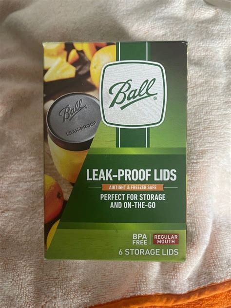 Authentic Ball Leak Proof Lids Regular Mouth Food And Drinks Other