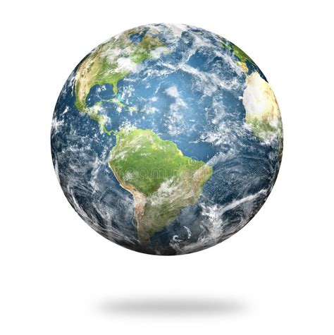 Earth Against White Stunning Visuals Of Our Planet