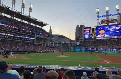 Progressive Field Seating Chart Row Aa Cabinets Matttroy