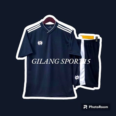 Jual Gratis Sablon Nama Dan Nomor Punggung Set Kaos Jersey Bola Futsal Volly Badminton Murah