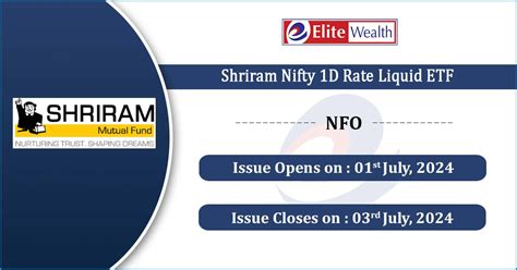 Shriram Nifty 1d Rate Liquid Etf Nfo