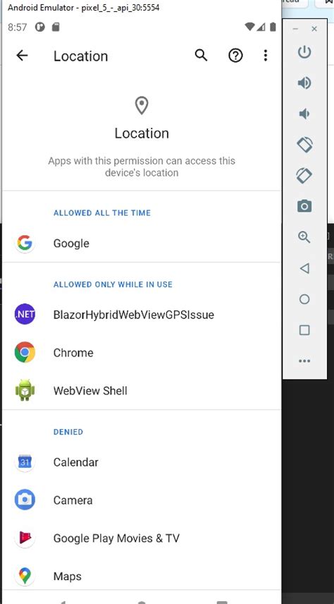 Blazor Hybrid Webview Not Able To Obtain Gps Location · Issue 4768