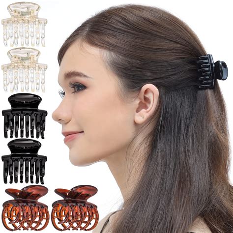 Rc Roche Ornament 6 Pcs Womens Classic Double Multi Layer Fine Teeth