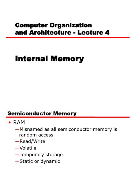 English | PDF | Random Access Memory | Computer Memory