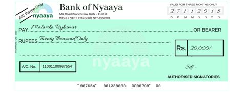 Crossed Cheque
