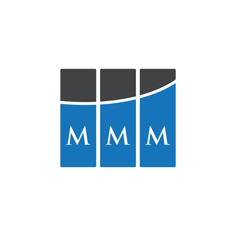 Mmm Letter Logo Design On White Background Mmm Creative Initials