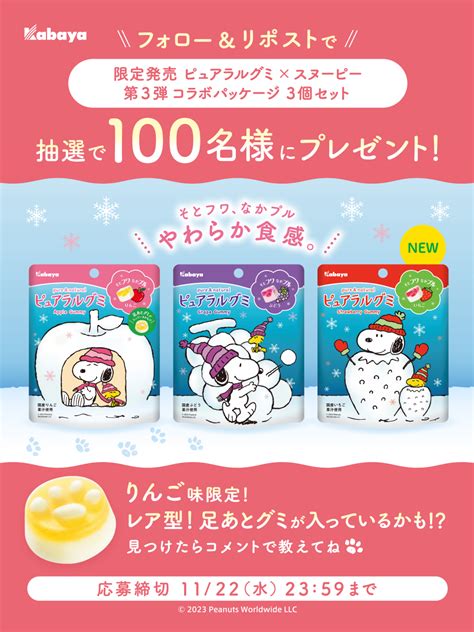 “そとフワ、なかプル” の「ピュアラルグミ」から冬の期間限定商品が登場！ コラボ限定パッケージ＆キャンペーンも！ グルメプレス