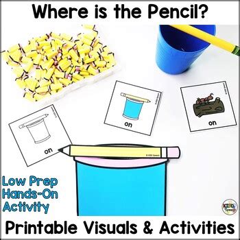 Preschool Speech Therapy School Spatial Concepts Printable Activities