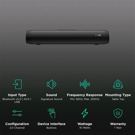 Buy Boat Aavante Bar Groove 16w Bluetooth Soundbar Signature Sound 2