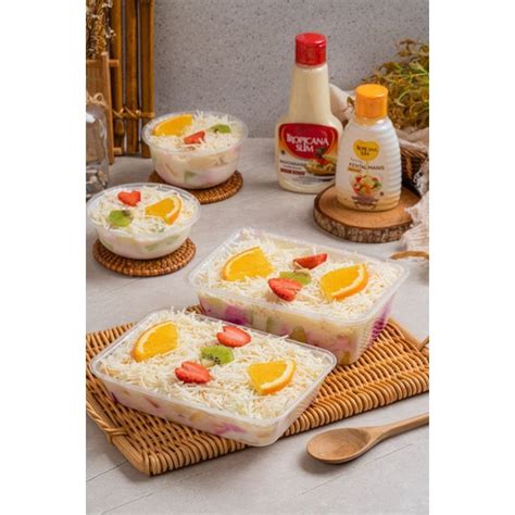 Jual Salad Buah Original 750 Ml Shopee Indonesia