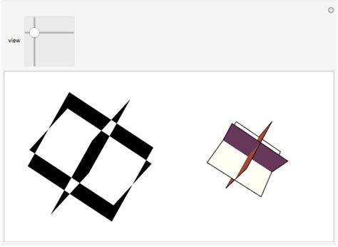 Projection Of Three Orthogonal Planes Wolfram Demonstrations Project