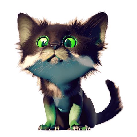 Full Body Fangs Two Bat Wings Black Cat Sitting Furry · Creative Fabrica