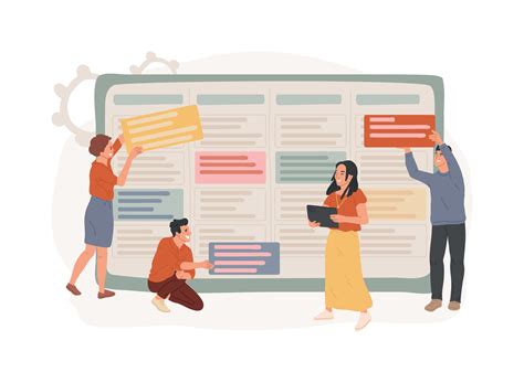 Kanban Board Isolated Concept Illustration 46805959 Vector Art At Vecteezy