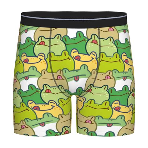 Easygdp Cartoon Frog Mens Boxer Briefs Mens Underwear Boxer Briefs