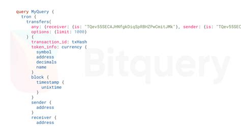 Tron TransferTransaction Blockchain Data API