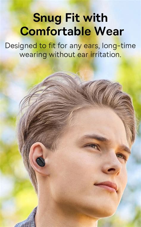 Baseus Bowie Ez10 หูฟังบลูทูธไร้สาย 53 Hifi ชาร์จเร็ว 006 นิ้ว