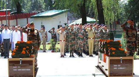 Shopian Encounter Army Bids Adieu To Three Soldiers Killed In Jammu