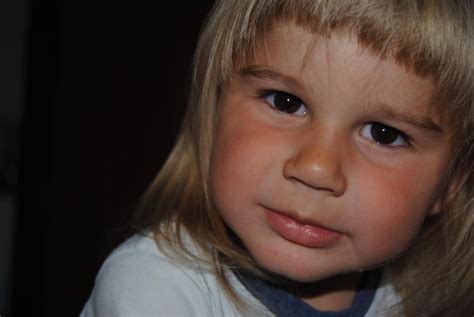 Premium Photo Close Up Portrait Of Cute Smiling Girl With Bangs