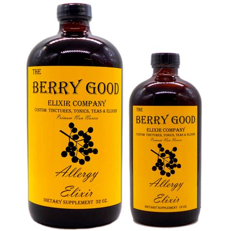 allergy elixir the berry good elixir company