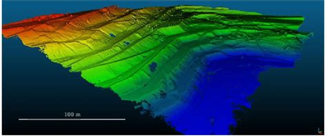 Height Colorized Point Cloud From The Lidar Acquisition Red 200m Download Scientific Diagram